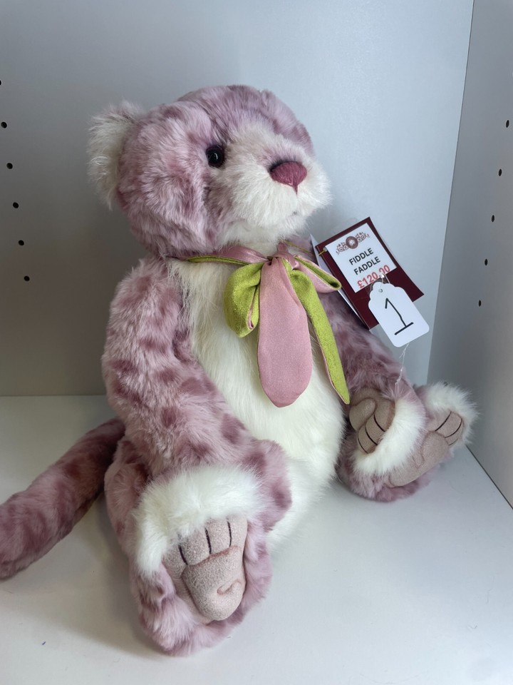 Charlie Bears Plush Fiddle Faddle Leopard Teddy 38cm Plush Collection ...