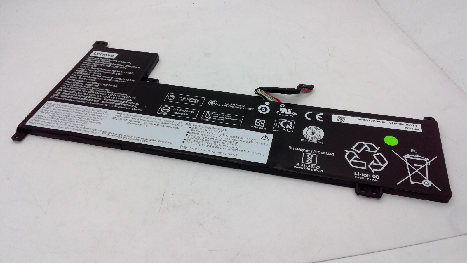 Genuine L19L3PF4 L19C3PF6 Battery for Lenovo Ideapad 3-17IML S350 V17 ...