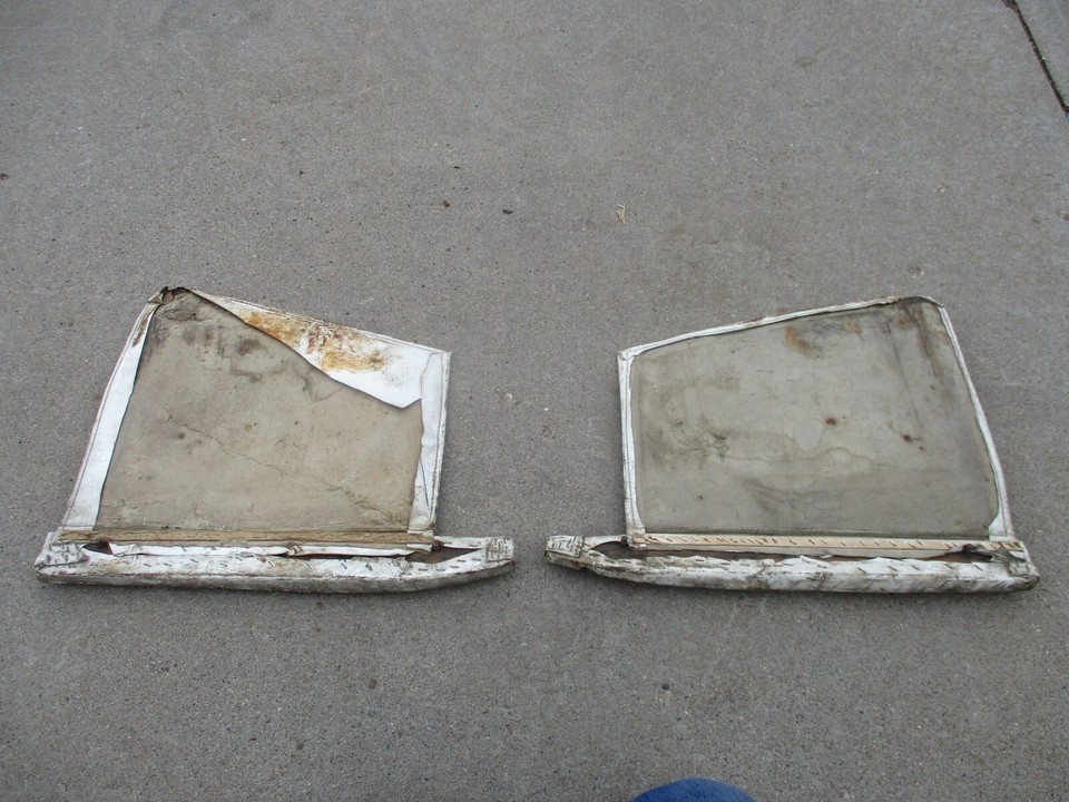 HARLEY 45 FLATHEAD KNUCKLEHEAD PANHEAD SIDECAR INTERIOR SIDE PANELS OEM ...