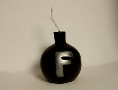 F Bomb Paper Weight Free Shipping New Handmade Painted Craft Office ...