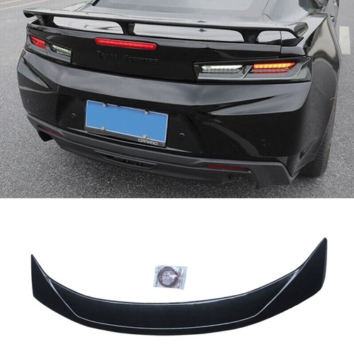 For 2016-2024 Chevy Camaro RS SS ZL1 ABS Rear Trunk Spoiler Wing Carbon ...