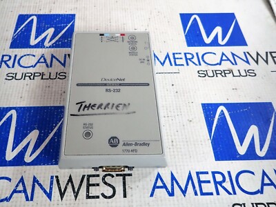 ALLEN BRADLEY 1770-KFD DEVICENET INTERFACE REV 1.04 DEVICENET 24VDC 1A ...
