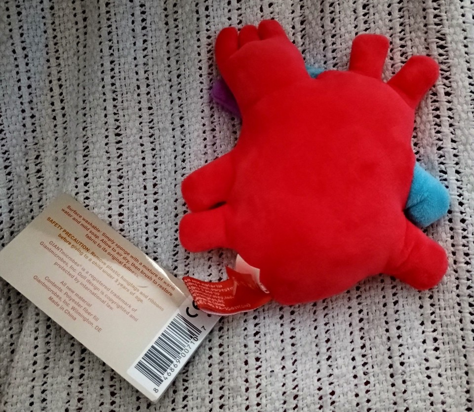 GIANT MICROBES-HUMAN HEART ORGAN-Stuffed Plush Circulatory Blood ...
