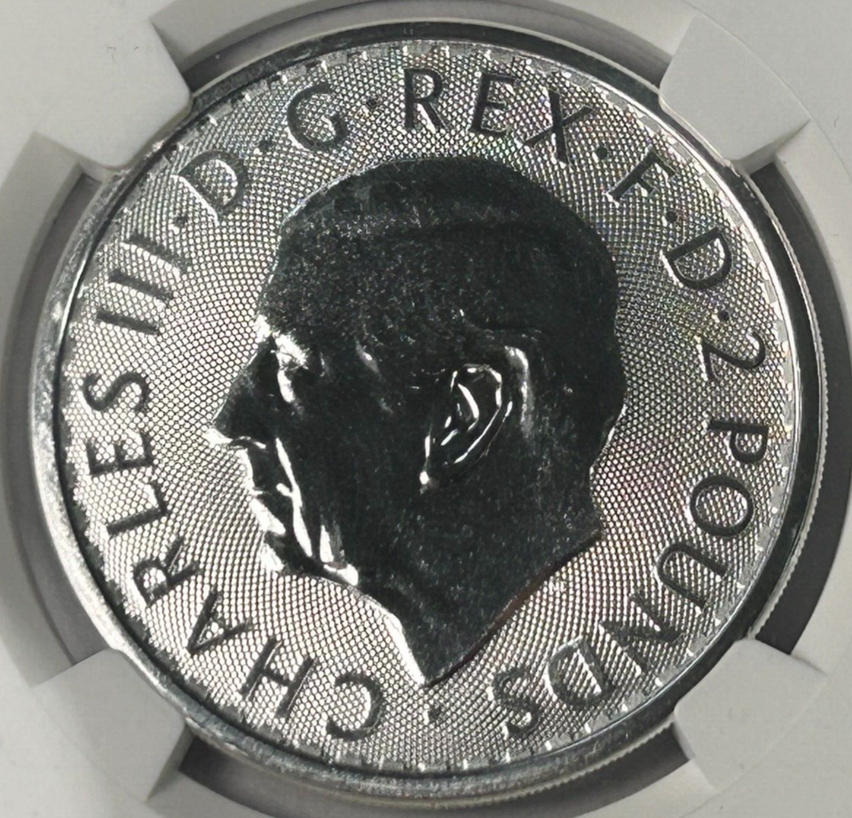2023 United Kingdom 1st King Charles Silver Britannia NGC MS70 | eBay