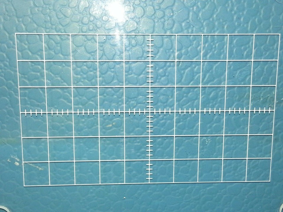 Tektronix oscilloscope 500 series GRATICULE 60MM X 100MM | eBay