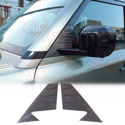 For Defender 90 110 130 2020-2024 Dry Carbon Door A pillar triangle ...