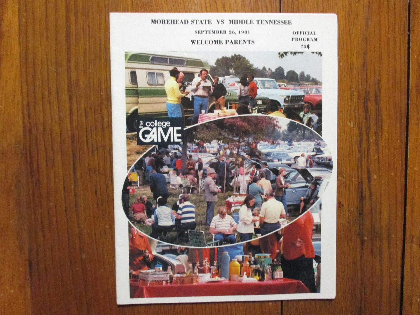 1981 Morehead State Football Program(81 Signed(w/STEVE LONEY/BRIAN ...