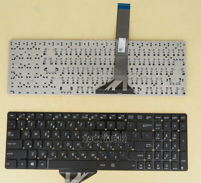 New For HP ASUS R500A R700A R752MA A751SA Keyboard Hebrew Israel & US ...