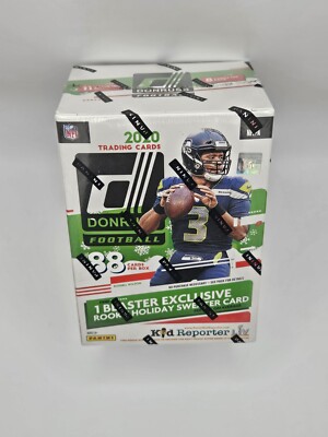 2020 Panini Donruss Football NFL Cards Holiday Retail Blaster Box ...