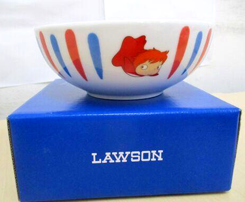 Studio Ghibli Ponyo on a Cliff by the Sea Rice Bowl Noodle Ramen Soup ...