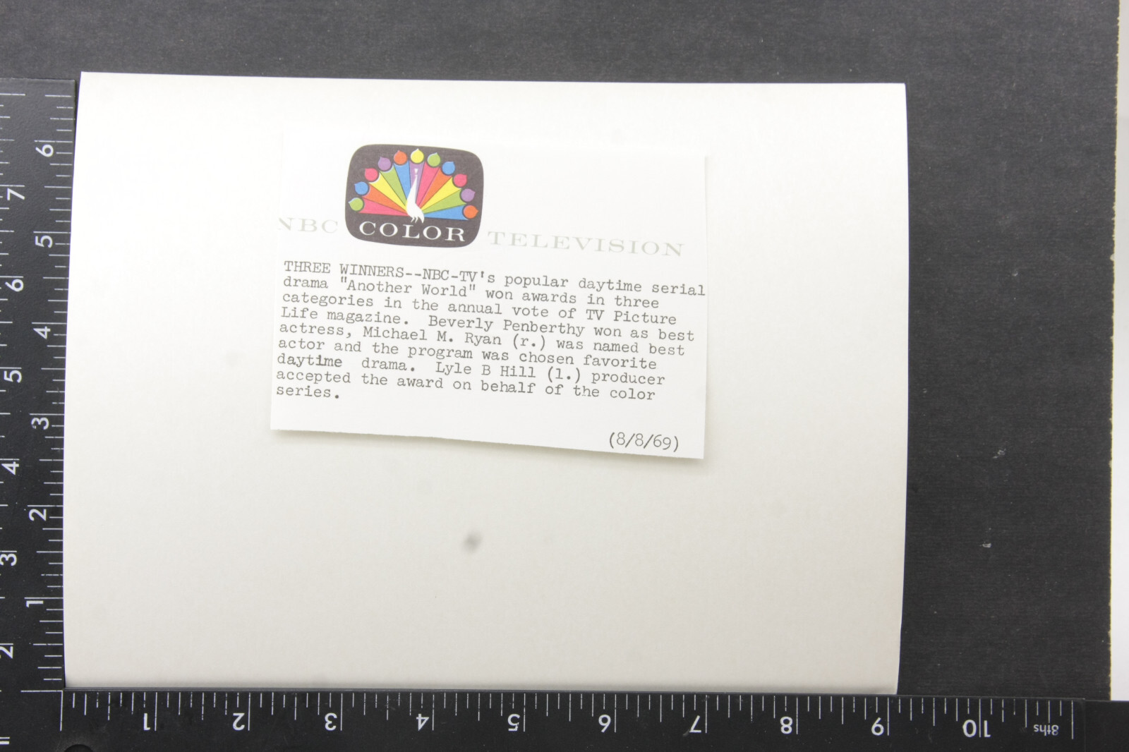 Beverly Penberthy Michael Ryan Lyle Hill in Another World - NBC 1969 ...