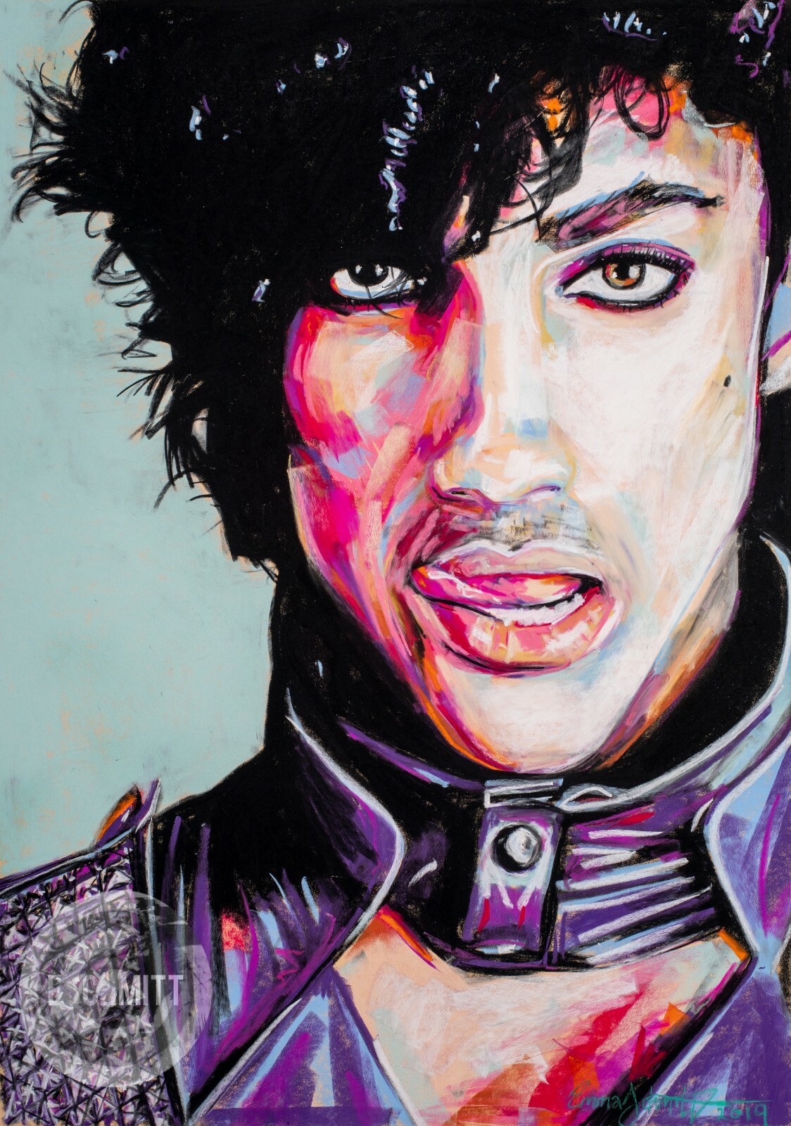 Prince Original Art Pastel Portrait Painting You and I | eBay