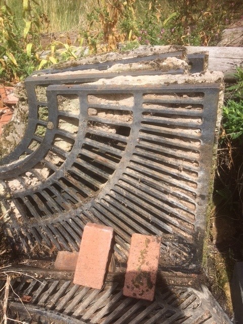 Three vintage metal tree surround rings | eBay UK