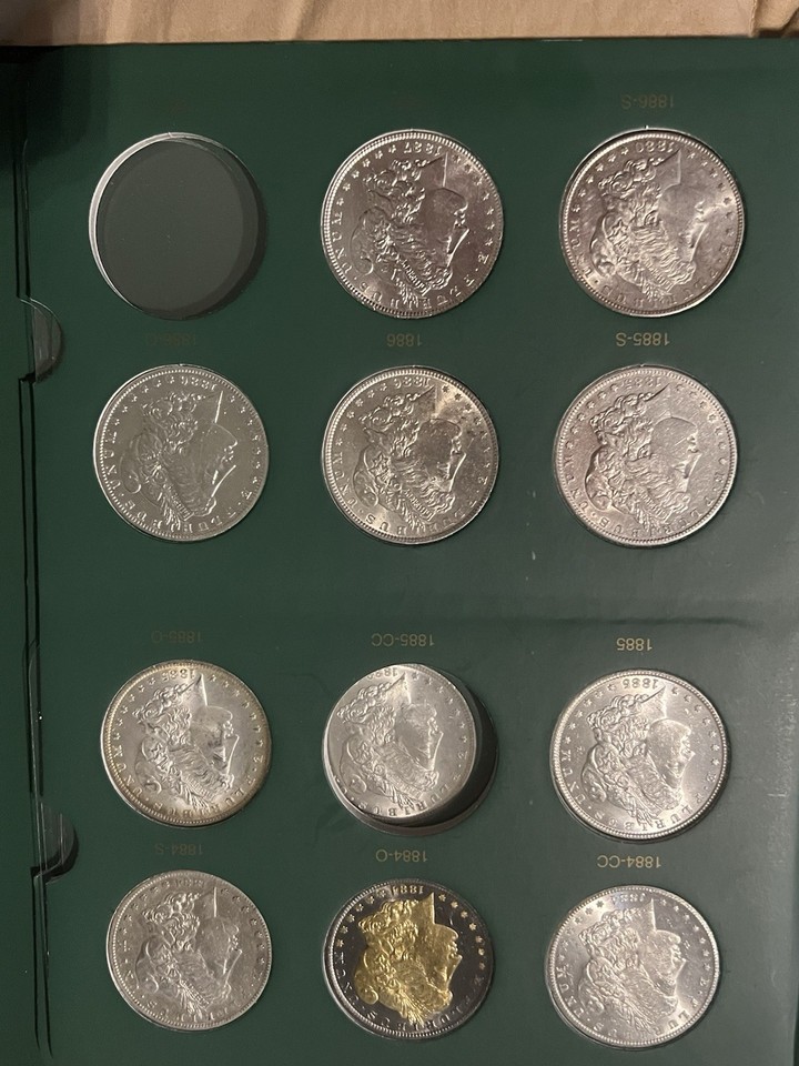 MORGAN DOLLAR COLLECTION!!! 80 Ct!! Over Half Complete!!BU-AU. CC’s ...