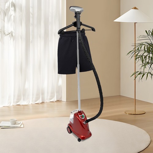 Standing Fabric Steamer 1800w Hanging Steam Ironing Machine for Clothes ...