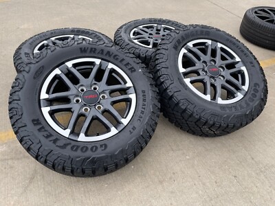 18" Toyota Tacoma TRD OEM black wheels rims tires 2024 2025 DURATRAC R ...