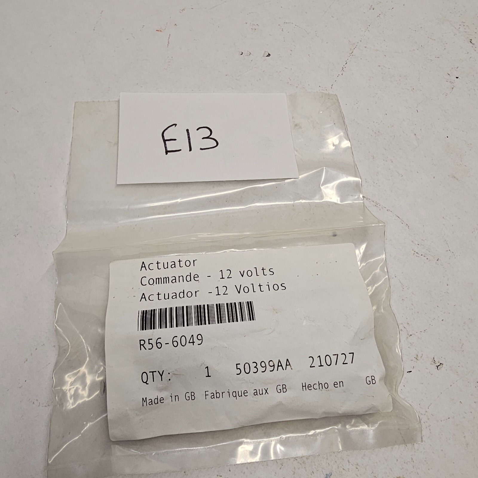 PACCAR KENWORTH ACTUATOR-POWER LOCK W/CONNECTOR R56-6049 for sale ...