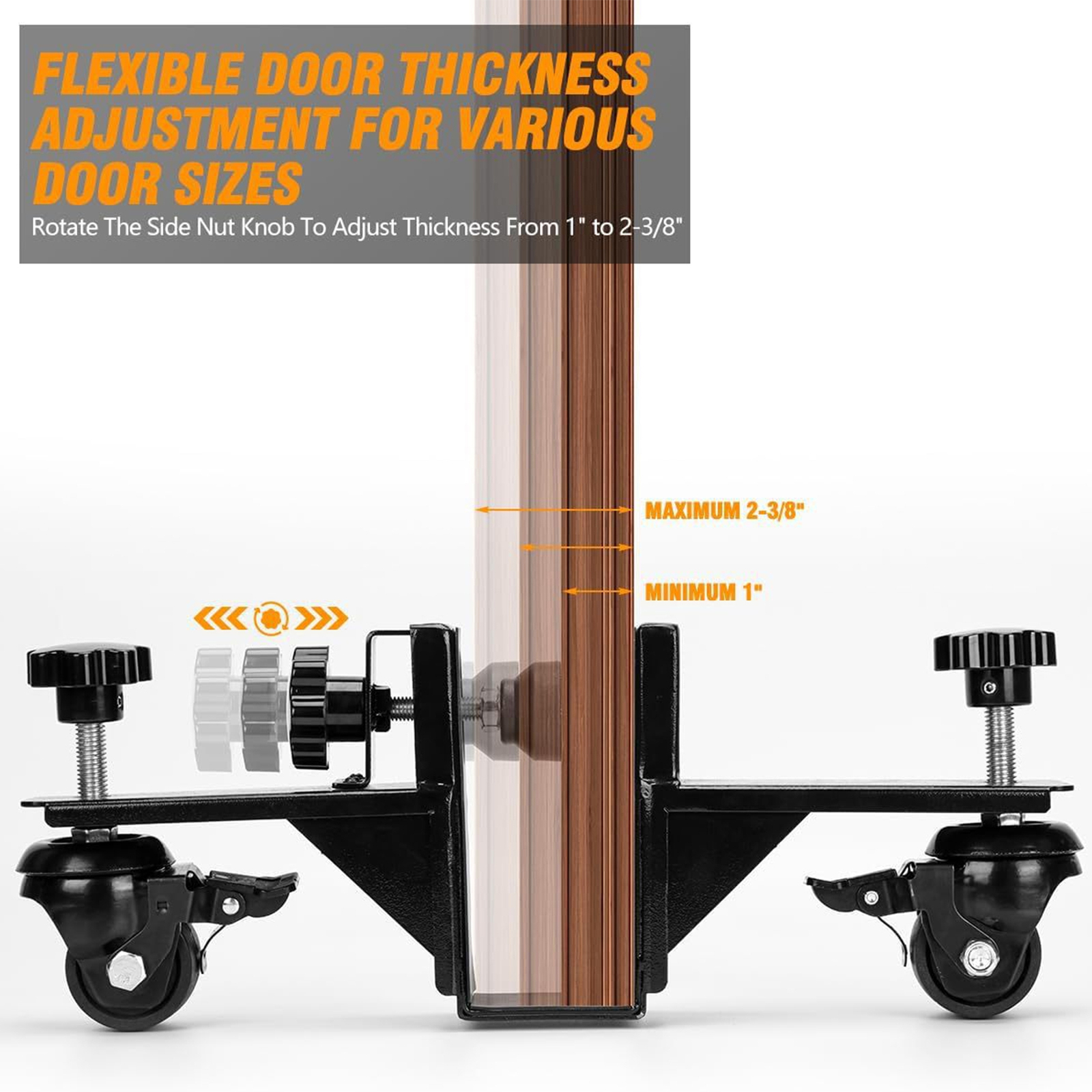 Door Installation Tool Door Hanging Jig Kit LifterDolly For 1-3/8" And ...