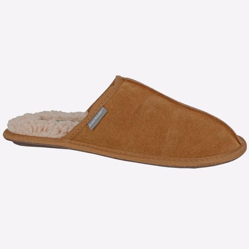 Dunlop Taylor Mens MEMORY FOAM Lounging Casual Comfort Mule Slippers ...