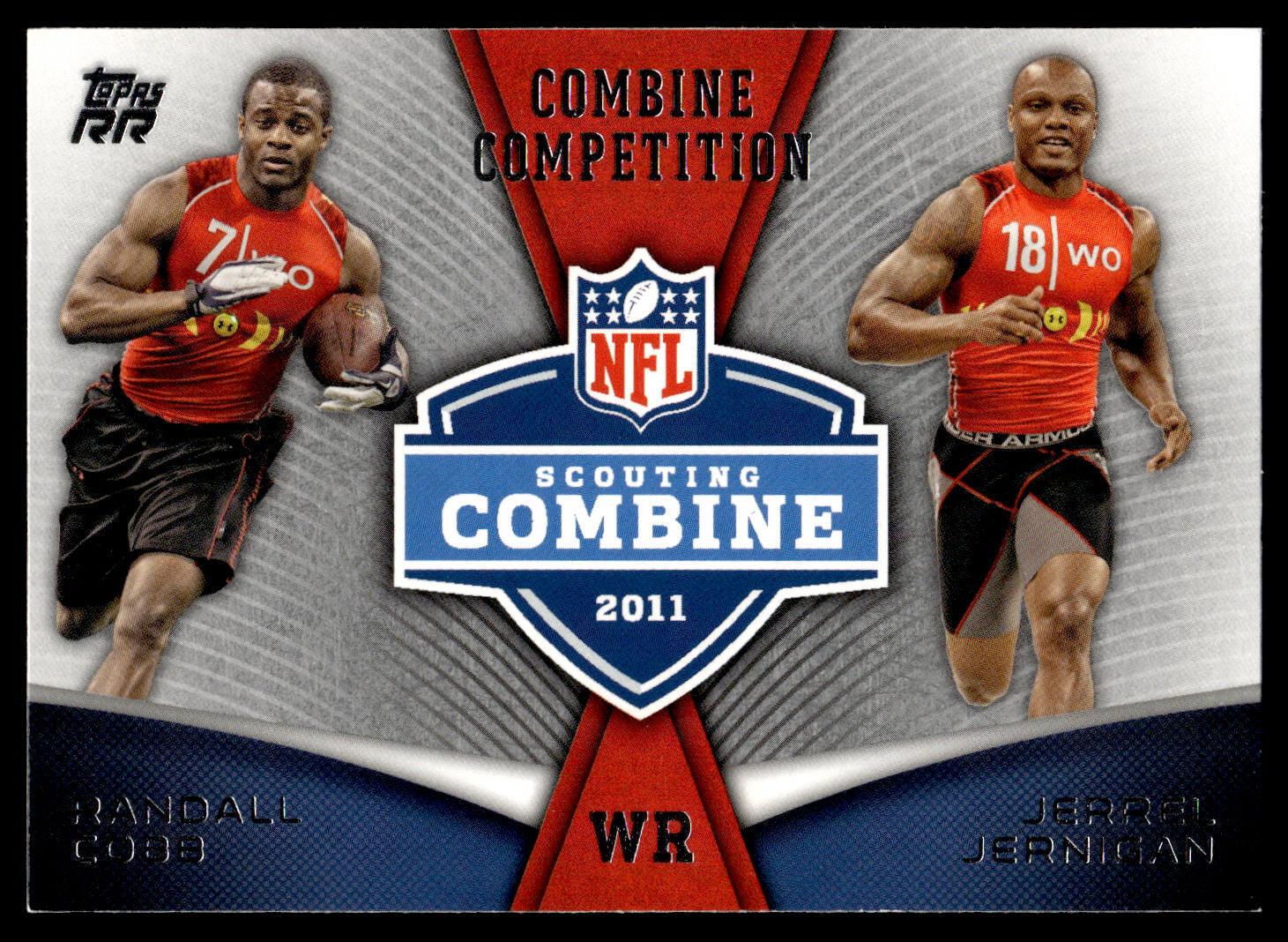 2011 Topps Rising Rookies - Combine Competition Randall Cobb, Jerrel ...