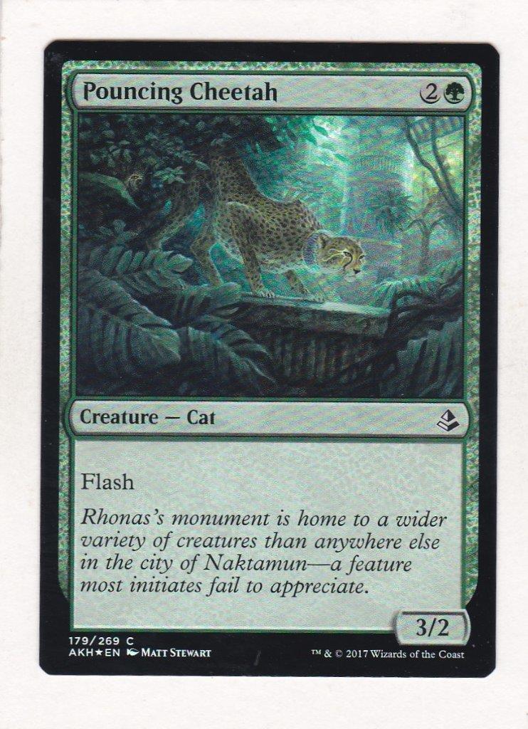 Magic: MTG: Amonkhet: Foil: Pouncing Cheetah | eBay