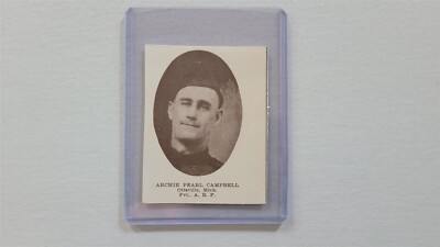 Archie Pearl Campbell Otisville Michigan 1920 WW1 Hero Panel | eBay