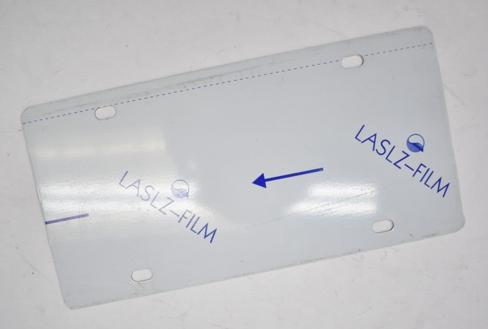 Plain Blank Stainless Steel License Plate Replacement Universal Size ...