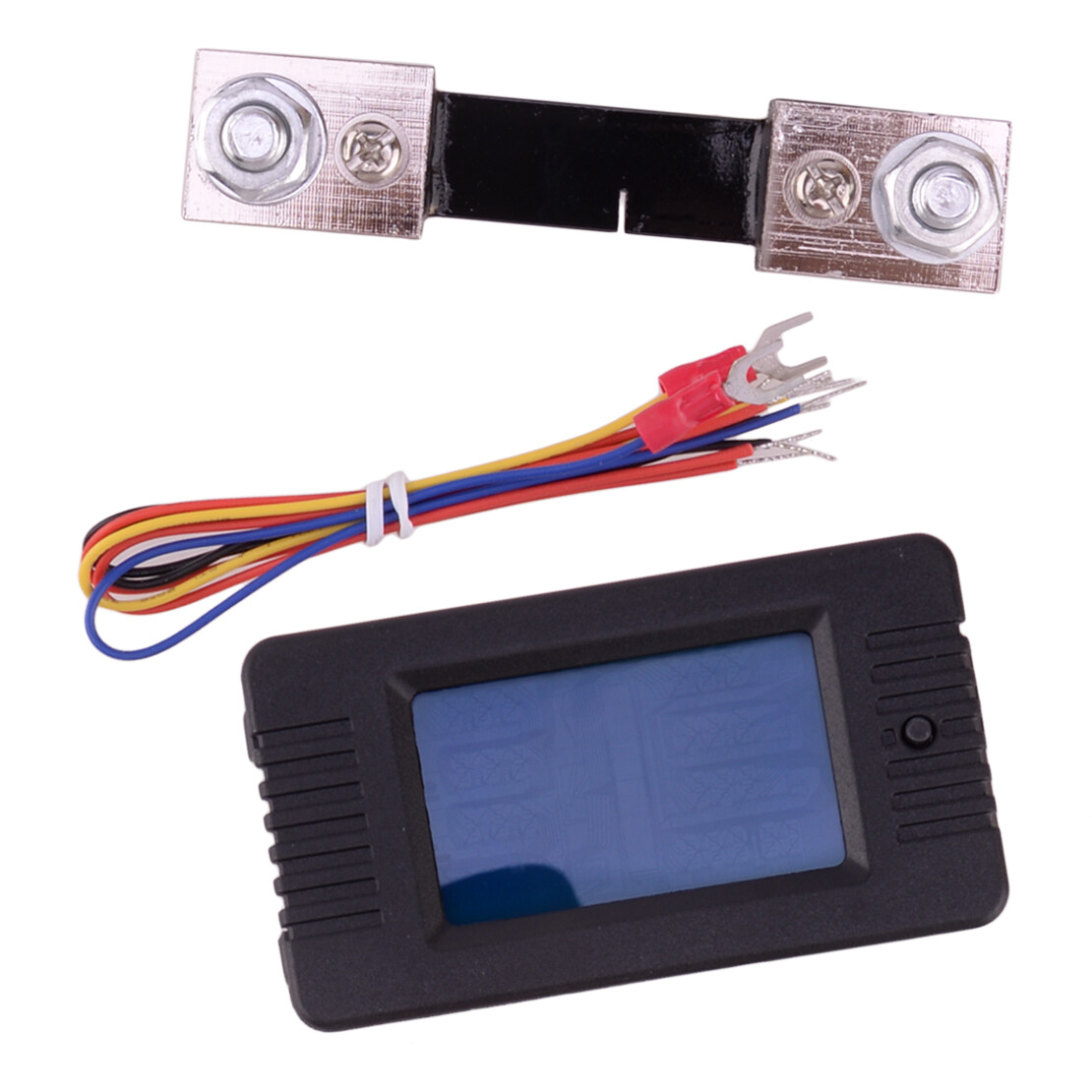 LCD Display DC Battery Monitor Meter 0-200V Volt Amp For Car RV Solar ...