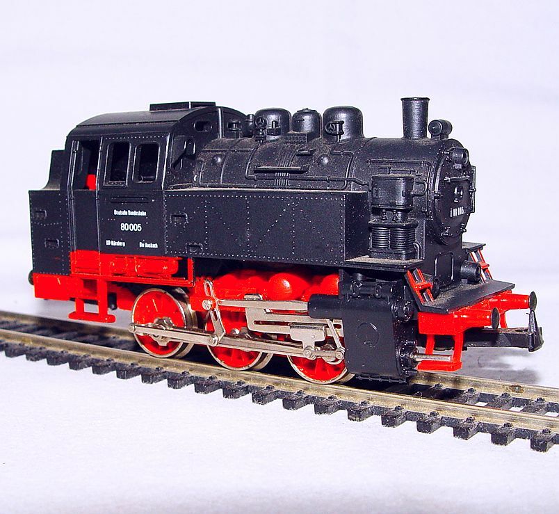 Lima HO German State Railways BR-80 STEAM LOCOMOTIVE & 3 PASSENGER ...