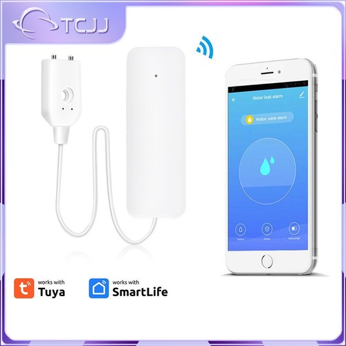 Tuya Smart Flood Leakage Sensor Remote Monitor WiFi Water Overflow ...