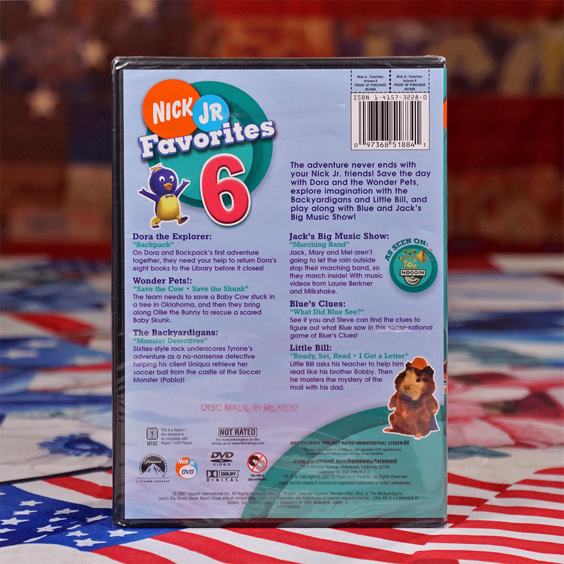 Nick Jr. Favorites - Vol. 6 (DVD, 2007) for sale online | eBay