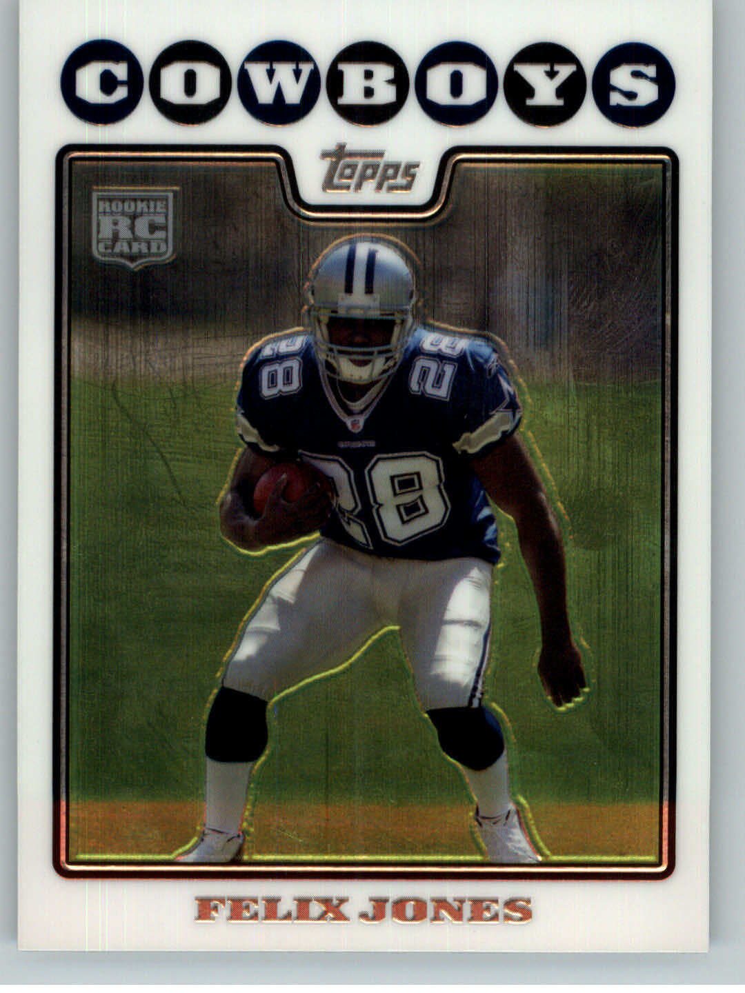 2010 Topps Chrome - Anniversary Reprints Felix Jones #349 for sale ...