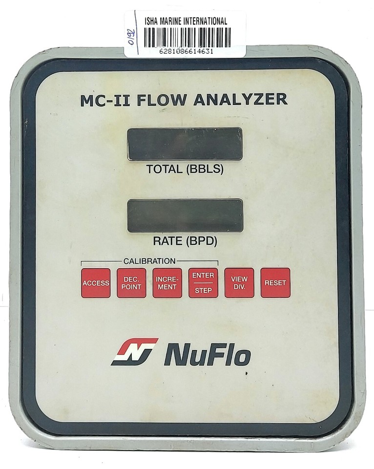 Nuflo MC-II Flow Analyzer MC-361691 | eBay
