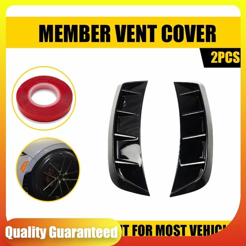 2PCS Car Fender Side Vents Air Wing Vent Trim Universal Car Accessories ...