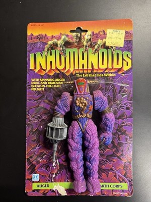 Inhumanoids Auger Action Figure 1986 Hasbro Complete With Back Plate D ...