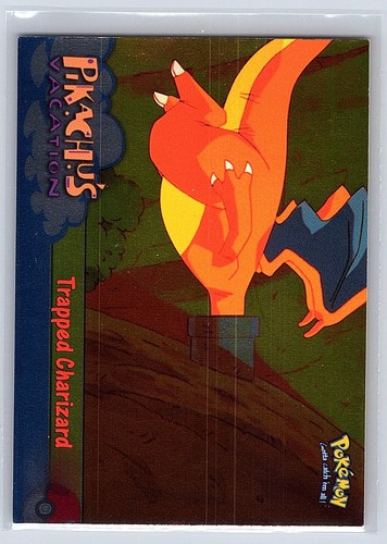 Holo Topps Trapped Charizard Trading Card “Pikachu’s Vacation” Pokémon ...