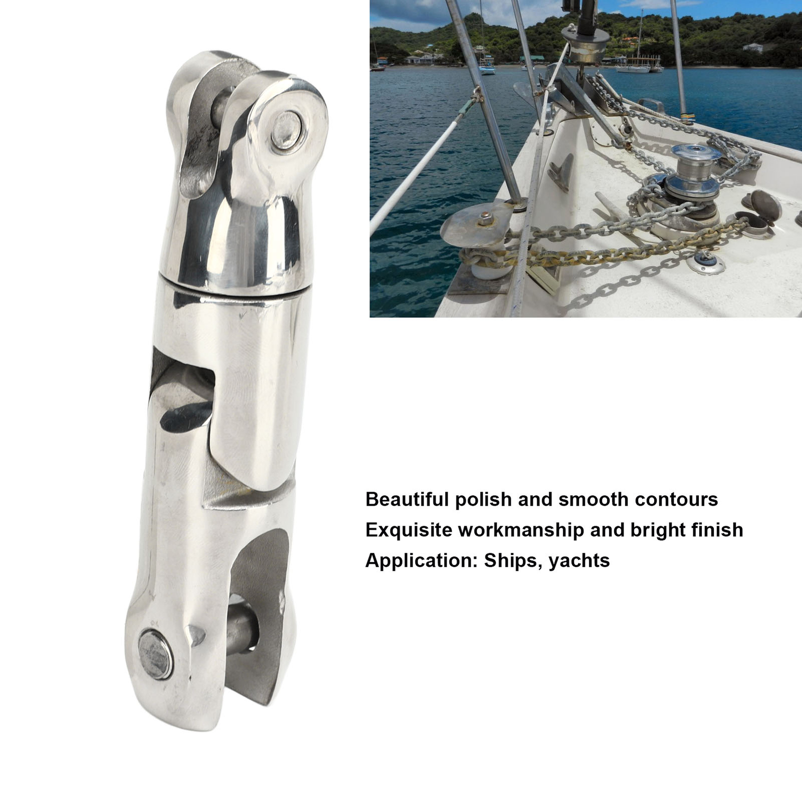 SPG Marine Stainless Steel Anchor Chain Connector 1/4in ‑5/16in Rust ...