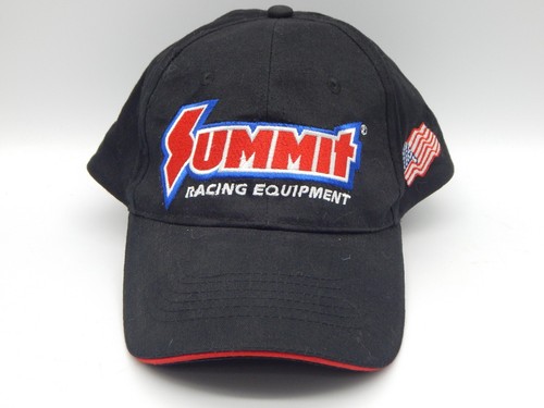 SUMMIT RACING EQUIPMENT LIGHT USE ADJUSTABLE SNAPBACK SPORTS HAT NASCAR ...