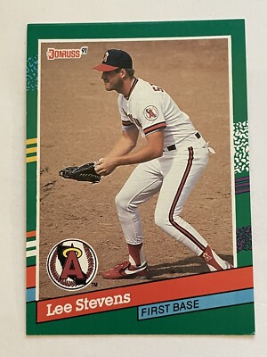 DeWain Lee Stevens Angels 754 Donruss First Base 1990 Baseball Card | eBay