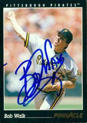 Bob Walk autographed Baseball Card (Pittsburgh Pirates) 1993 Pinnacle ...