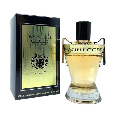 INVINCIBLE GOLD Men's Cologne 3.4 Fl. Oz. EDT Spray Inspired By ...