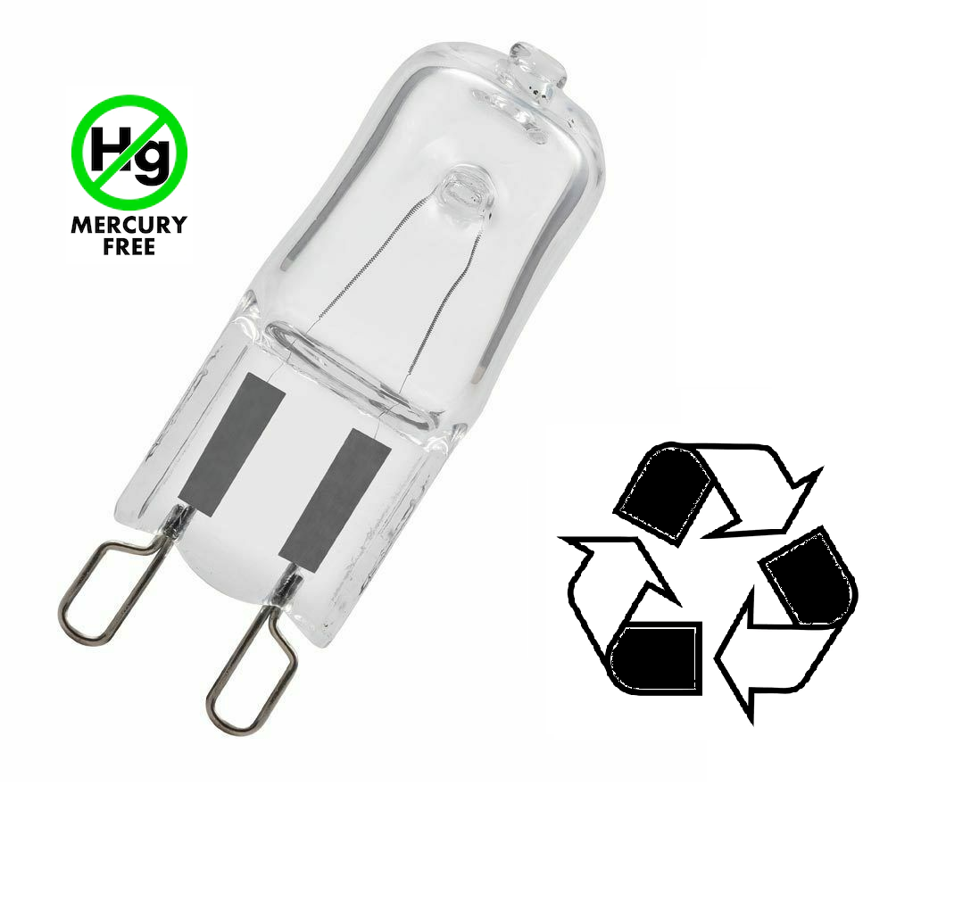 1 x G9 Halogen Oven Cooker Lamp Light Bulb Capsule 240V 25w / 40w Watt ...