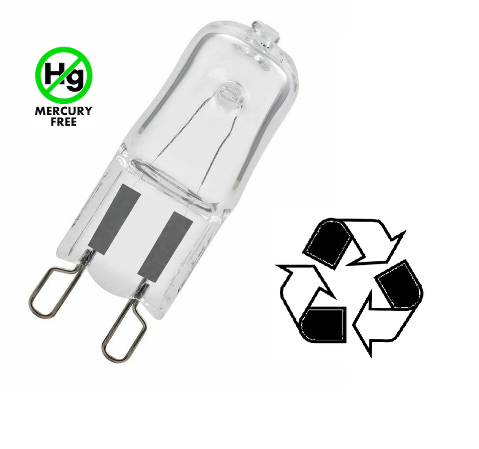 1 x G9 Halogen Oven Cooker Lamp Light Bulb Capsule 240V 25w / 40w Watt ...