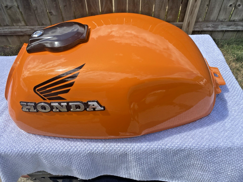 Honda CX500 Deluxe GAS TANK Fuel Tank Professionally Painted Orange | eBay