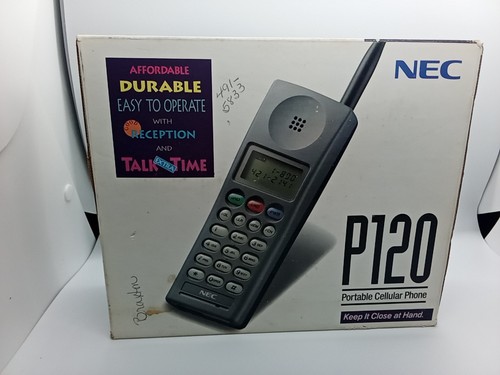NEC P120 Portable Cellular Mobile Cell Phone Vintage 1993 Brick ...