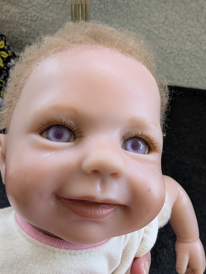 ASHTON DRAKE ADG VINYL BABY DOLL SOFT BODY REALISTIC BLUE EYES | eBay