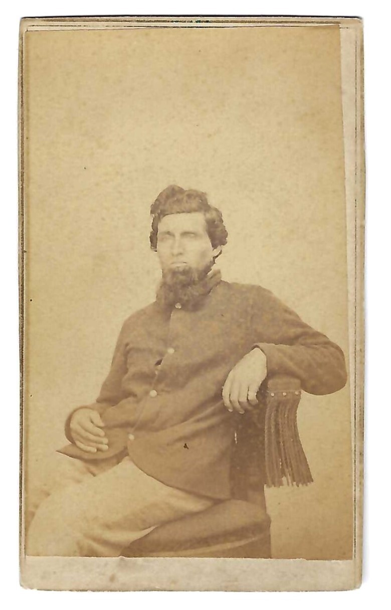 Civil War CDV Amos Logan 7th Iowa | eBay