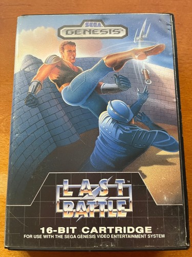 Last Battle (Sega Genesis, 1990) W/ Box - No Manual - Authentic! Tested ...