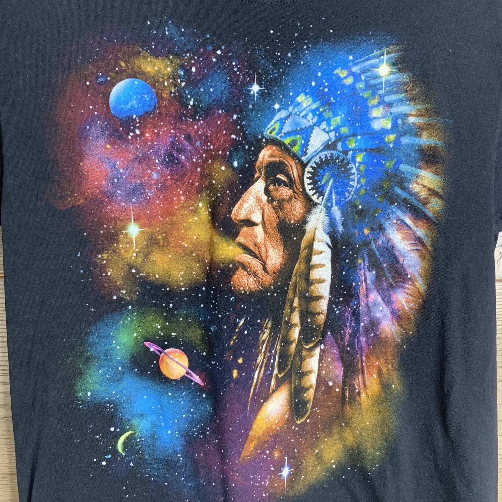 Celestial Space Native American Spirit Warrior Black … - Gem