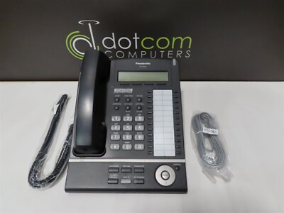Panasonic Digital Super Hybrid KX-T7630-B Black Display Office Phone ...